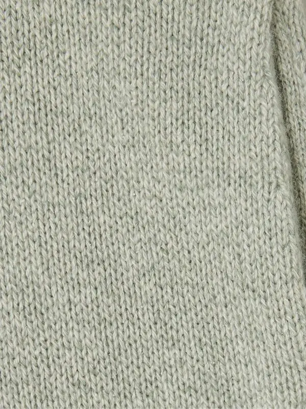 Auralee Mélange Cashmere And Silk-blend Shorts