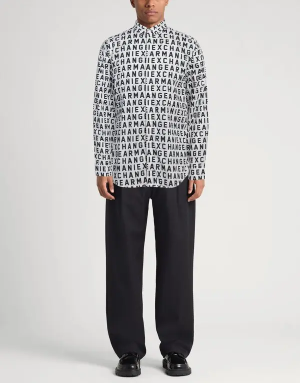 Armani Exchange Shirt Size Cotton, Elastane
