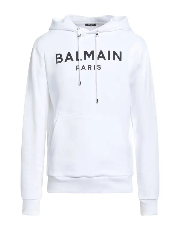 Balmain Cotton Blend Sweatshirt - White