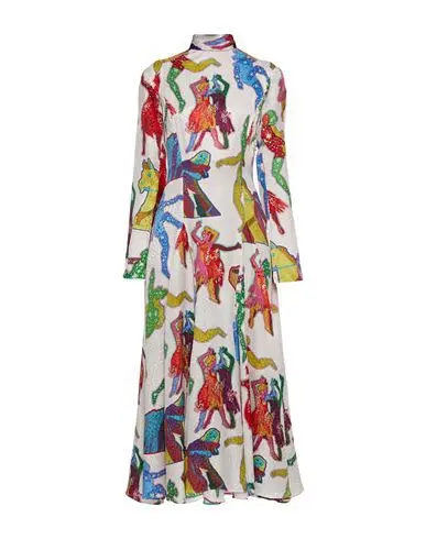 Stella McCartney Midi Flared Dress - Lilac