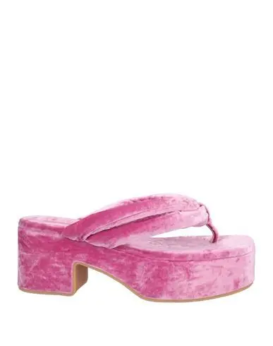 Dries Van Noten Textile Fibers Thong Sandals - Pink