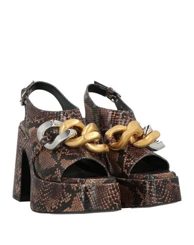 Stella McCartney Snakeskin-print Sandals