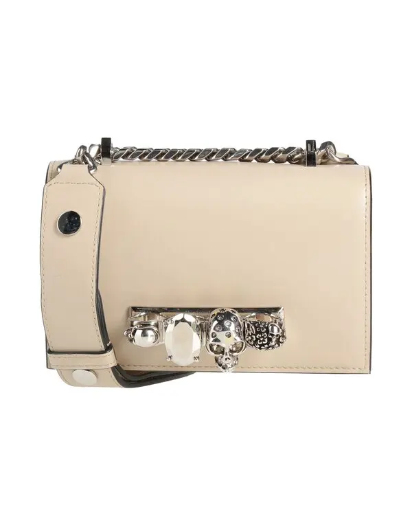Alexander McQueen Leather Cross-body Bag With Appliqués