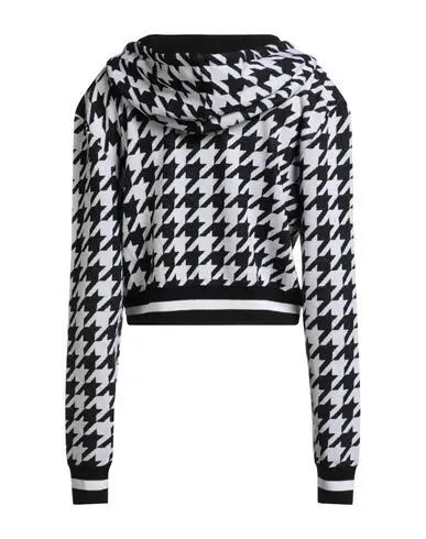 Balmain Hooded Houndstooth Jacquard-knit Sweater