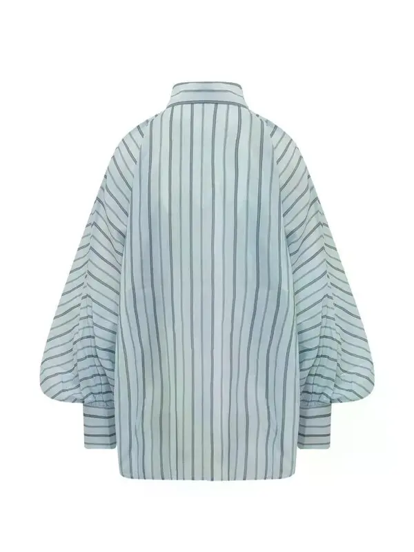 SOSUE Striped Long Sleeve Blouse