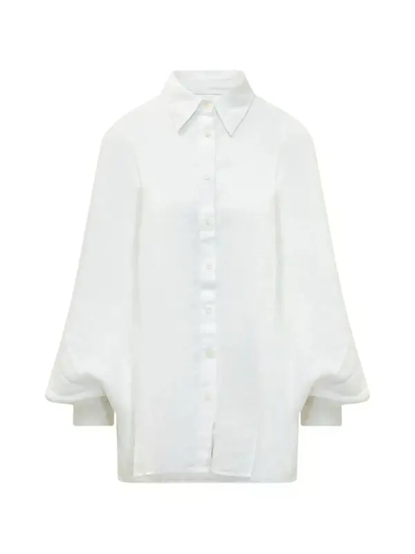SOSUE Balloon-sleeve Blouse