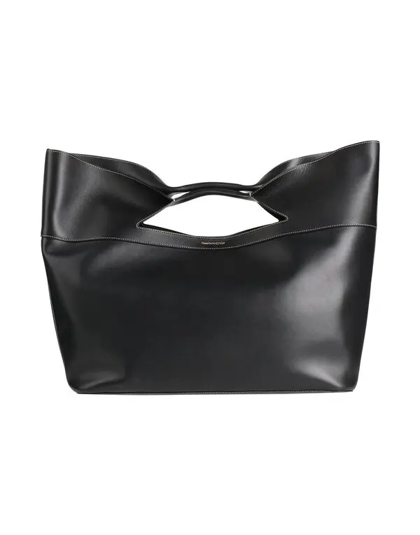 Alexander McQueen Leather Tote With Interior Pouch