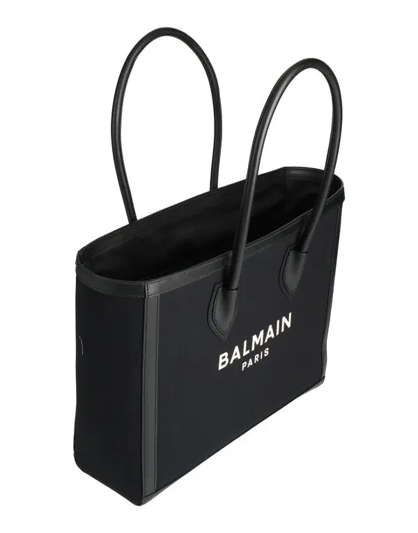 Balmain Handbag Cotton Tote - Black