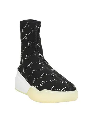 Stella McCartney Textile Fiber Sneakers - Black