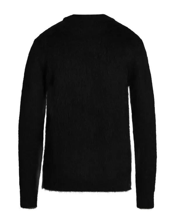 Balmain Mohair And Wool Blend Sweater - Black