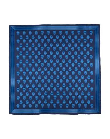 Alexander McQueen Scarf Silk - Navy