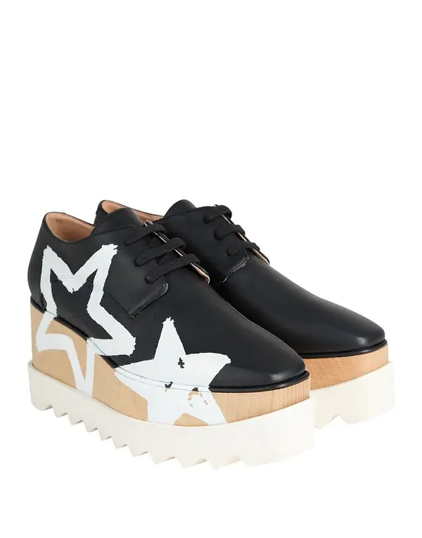 Stella McCartney Lace-up Wedge Shoes