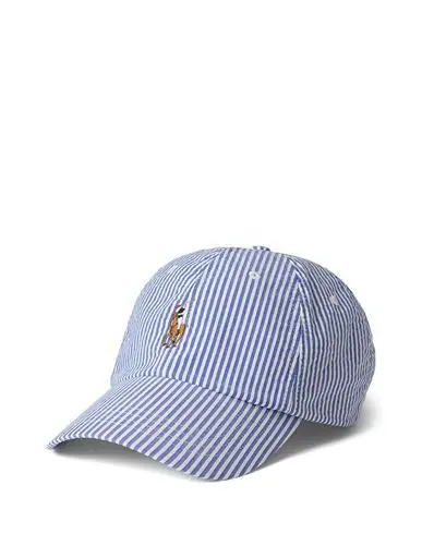 Polo Ralph Lauren Seersucker Ball Cap - Blue