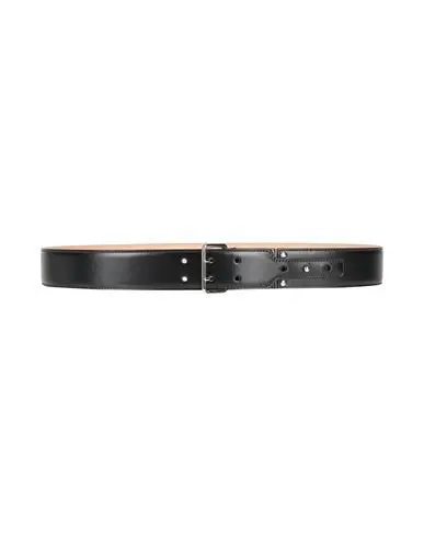 Alexander McQueen Leather Belt - Black