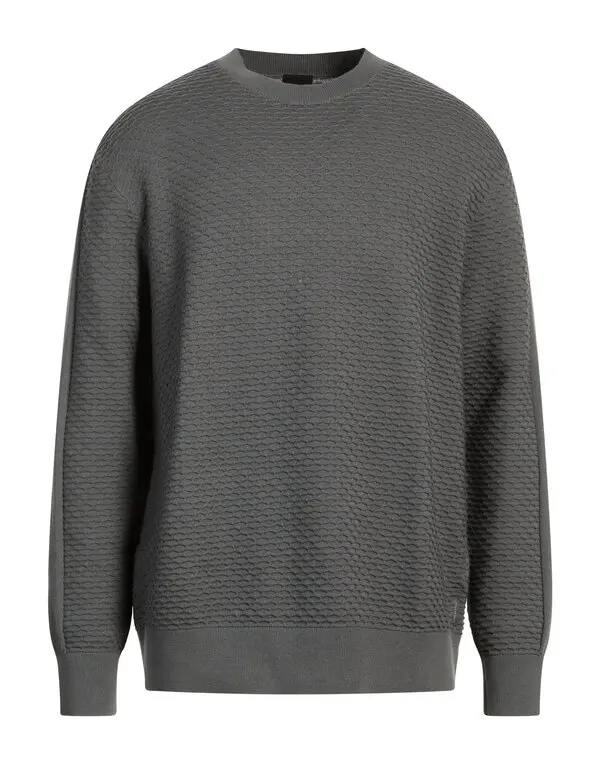 Armani Exchange Cotton Crewneck Sweater - Grey