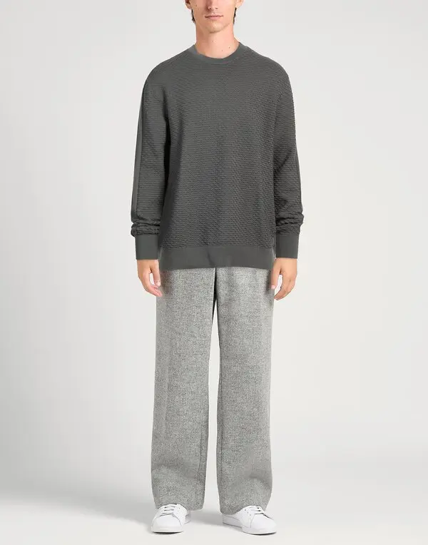 Armani Exchange Cotton Crewneck Sweater - Grey