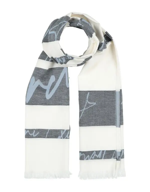 Armani Exchange Scarf Cotton, Polyester - Blue
