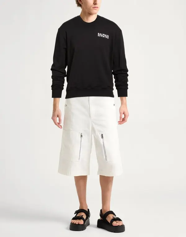 Balmain Sweatshirt With Logo - Black