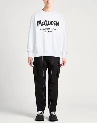 Alexander McQueen Cotton Sweatshirt - White