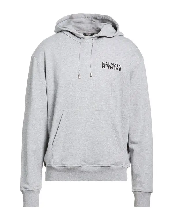 Balmain Light Cotton Hoodie - Grey