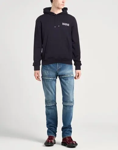 Balmain Cotton Military Sweatshirt - Navy