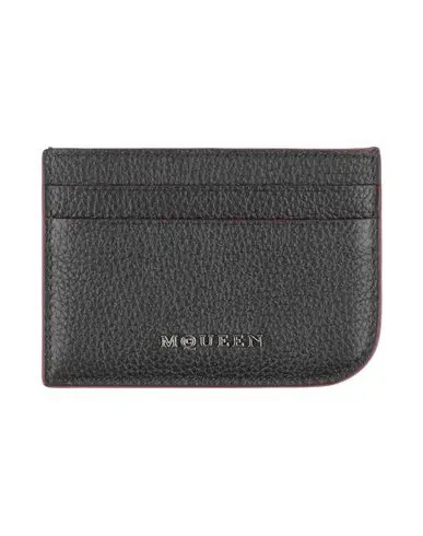 Alexander McQueen Cardholder Leather - Black