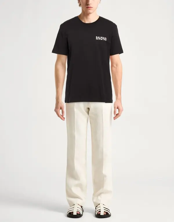 Balmain T-shirt Size Cotton - Black