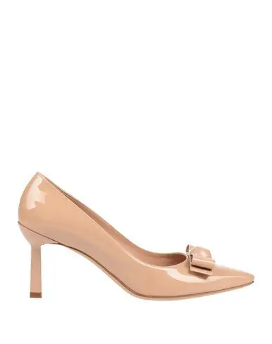 FERRAGAMO Pumps With Bow Detailing - Blush