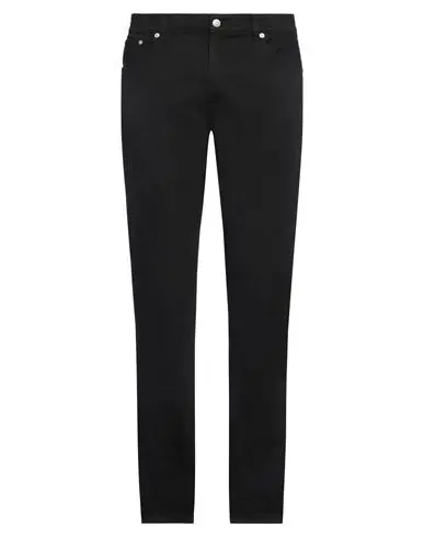 Alexander McQueen Straight-leg Jeans With Leather Trims