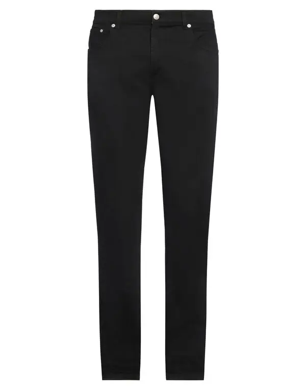 Alexander McQueen Straight-leg Jeans With Leather Trims