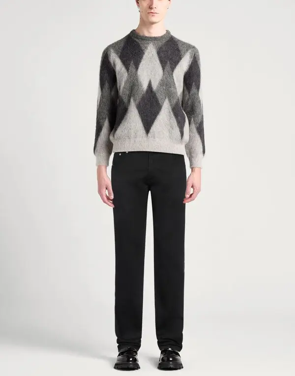 Alexander McQueen Straight-leg Jeans With Leather Trims