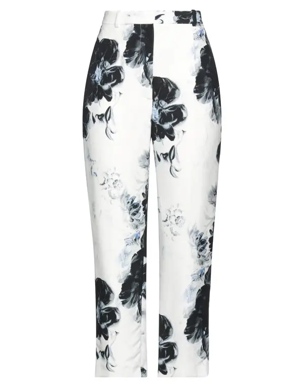 Alexander McQueen Floral-print Viscose Pants