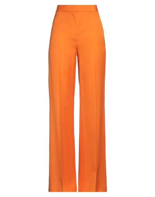 Stella McCartney Flared Shantung Pants - Orange