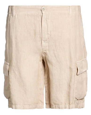 120% Lino Linen Cargo Shorts - White