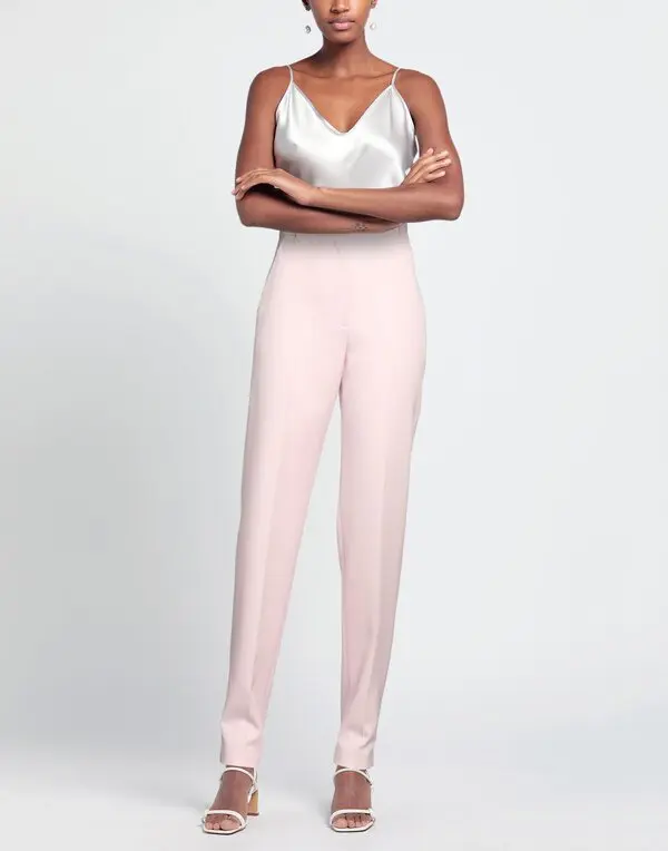 Alexander McQueen Wool Tapered Pants - Pink
