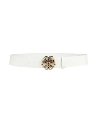 Alexander McQueen Leather Belt With Glitter Detail