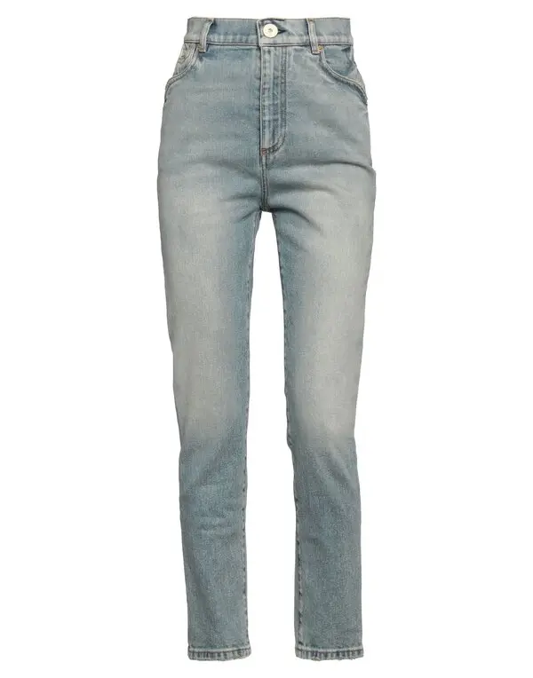 Balmain Faded Denim Skinny Jeans