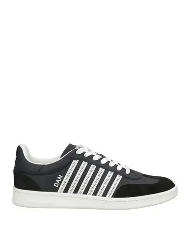 Dsquared2 Low-top Calfskin Sneakers - Black