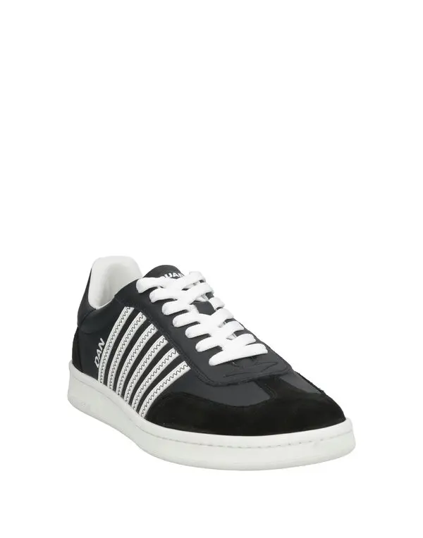 Dsquared2 Low-top Calfskin Sneakers - Black