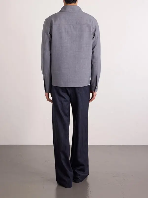 Nn07 Alban 10037 Zipped Jacket - Gray