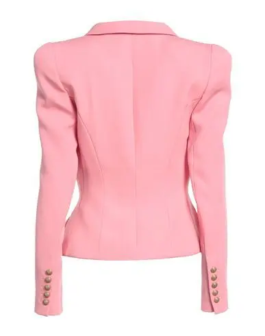 Balmain Single-breasted Wool Blazer - Pink