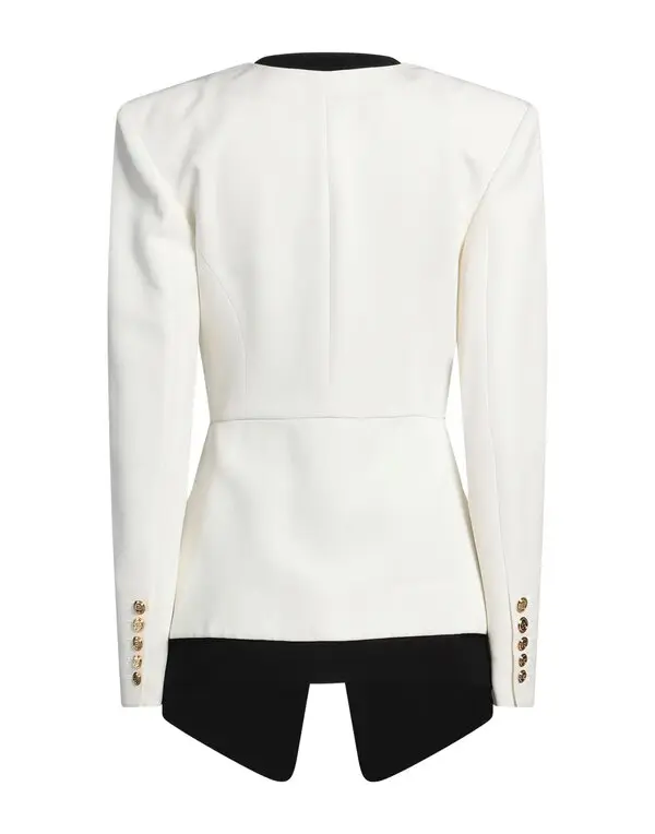 Balmain Single-breasted Viscose Blazer
