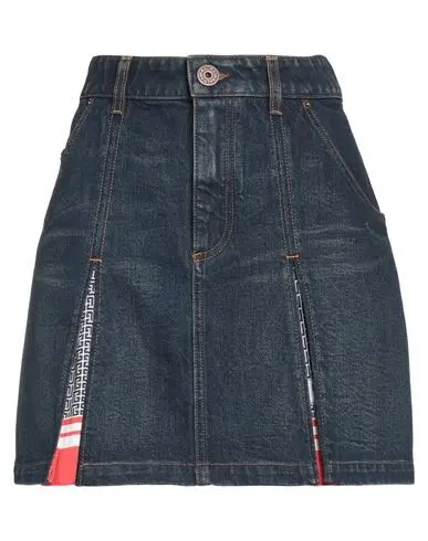 Balmain Flared Denim Skirt