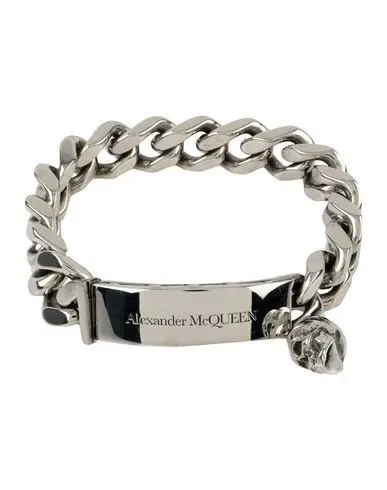 Alexander McQueen Brass Bracelet - Silver