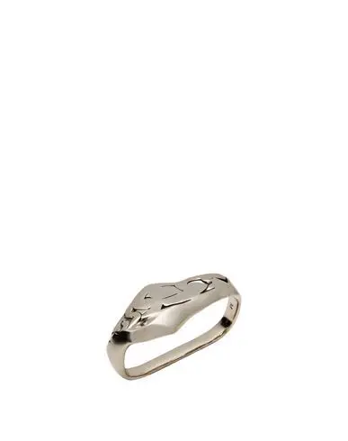 Alexander McQueen Metal Ring - Silver