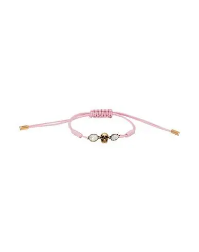 Alexander McQueen Bracelet With Logo And Crystals - Pink