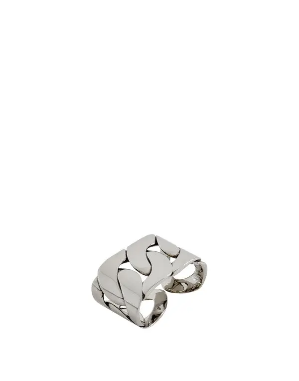 Alexander McQueen Metal Chain Ring