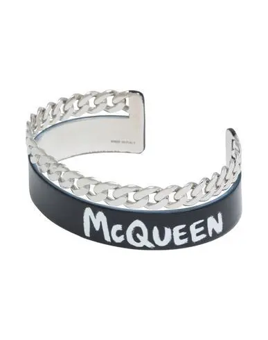 Alexander McQueen Metal Bracelet - Black