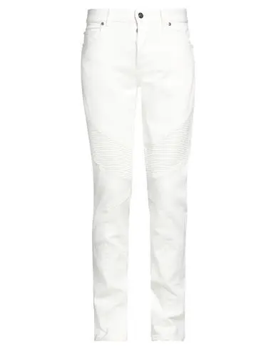 Balmain Jeans Size Cotton, Elastane - White
