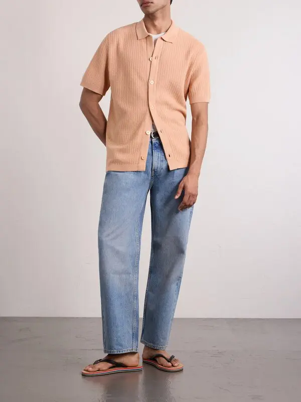 Nn07 Ares 60019 Cotton Shirt - Orange